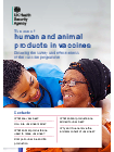 Use of human and animal products in vaccines - GOV.UK