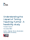 Taking Teaching Further: process evaluation and feasibility study - GOV.UK