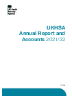 UKHSA annual report and accounts: 2021 to 2022 - GOV.UK