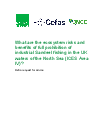 Evidence report on the ecosystem impacts from industrial sandeel ...