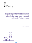 RSH Equality information and ethnicity pay gap report 2021-22 - GOV.UK
