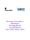 Forensic Information Databases annual report 2021 to 2022 - GOV.UK
