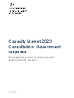 Capacity Market 2023: strengthening security of supply and alignment ...