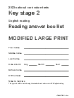 Key stage 2 tests: 2023 English reading test modified materials - GOV.UK