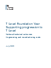 T Level foundation year: national technical outcomes - GOV.UK
