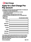 Apply for a Dart Charge pre-pay account - GOV.UK