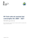 Sub-national residual fuel consumption: 2005 to 2021 - GOV.UK