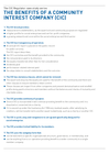 Community interest companies: benefits of a CIC - GOV.UK