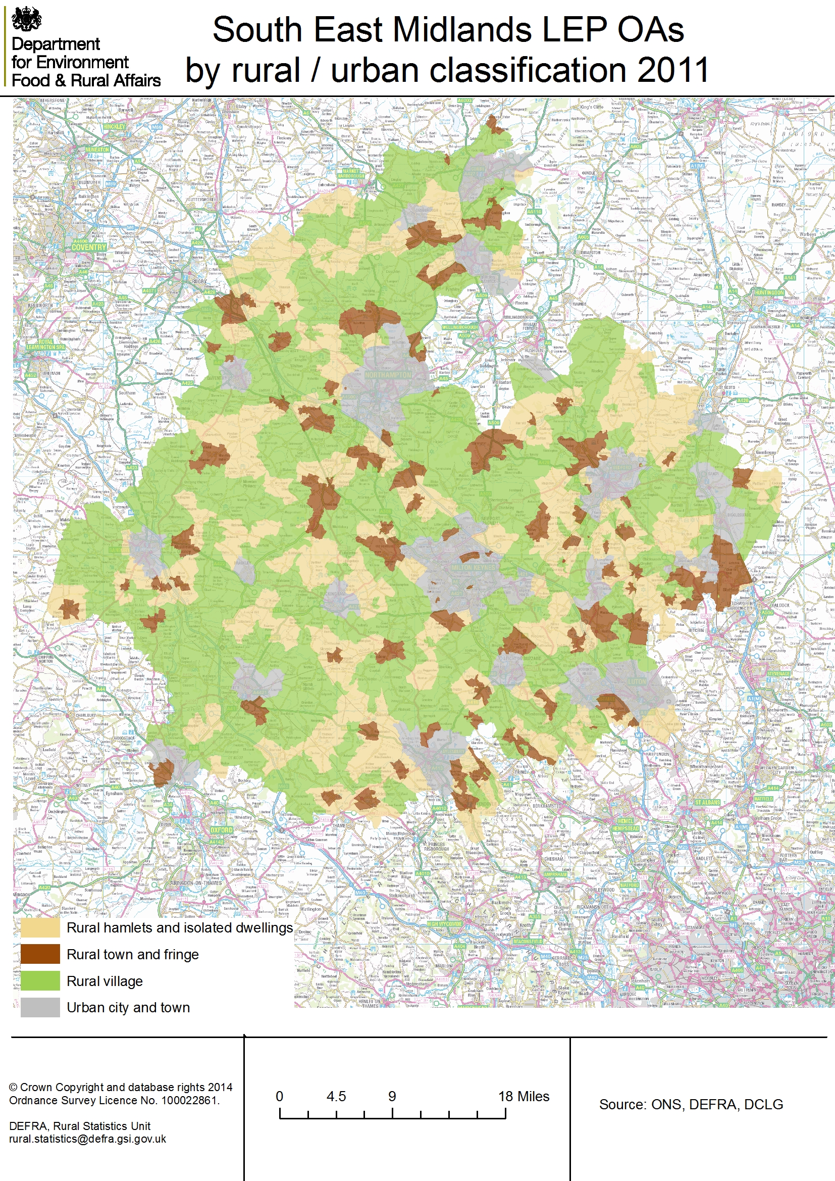 Local Enterprise Partnership detailed rural urban maps: Census 2011 ...