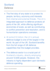 Defence - summary leaflet - GOV.UK