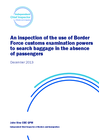 Customs examination powers to search baggage - GOV.UK