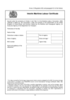 [Withdrawn] MSN 1848 Annexes 2 to 5: maritime labour certificate and ...
