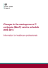 Meningococcal C conjugate vaccine: advice for healthcare practitioners ...
