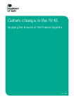 Culture change in the NHS - GOV.UK