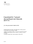 DfT: annual report and accounts 2014 to 2015 - GOV.UK
