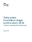 [Withdrawn] Early years foundation stage profile return 2016: guide ...