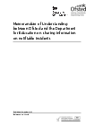 Safeguarding children and young people: memorandum of understanding ...