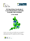 2011 Local Authority Rural Urban Classification - GOV.UK