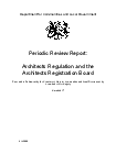 Architect regulation and the Architects Registration Board: outcome of ...