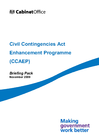 Civil Contingencies Act Enhancement Programme: briefing pack - GOV.UK