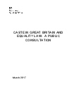 Caste in Great Britain and equality law: a public consultation - GOV.UK