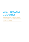 2050 pathways calculator: how to use the calculator and develop your own - GOV.UK