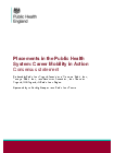 Placements in the public health system: consensus statement - GOV.UK