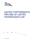 Limited partnerships: reform of limited partnership law - GOV.UK
