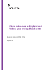 Crime outcomes in England and Wales 2017 to 2018 - GOV.UK