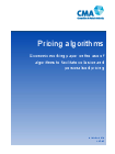 Pricing algorithms research, collusion and personalised pricing - GOV.UK