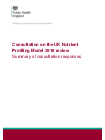 UK Nutrient Profiling Model 2018 review - GOV.UK