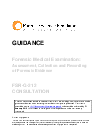 Forensic medical examination: assessment, collection and recording of ...