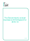 NHS mandate 2018 to 2019 - GOV.UK