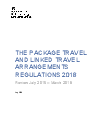The Package Travel and Linked Travel Arrangements Regulations 2018 ...