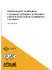 Referencing the Regulated Qualifications Framework to the European ...