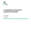 Comprehensive Investment Appraisal (CIA) Model and guidance - GOV.UK