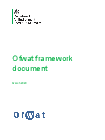 Ofwat framework document - GOV.UK