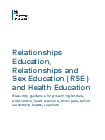Relationships and sex education (RSE) and health education - GOV.UK