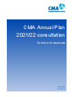 CMA Annual Plan consultation 2021 to 2022 - GOV.UK