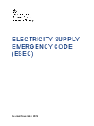 Electricity Supply Emergency Code - GOV.UK
