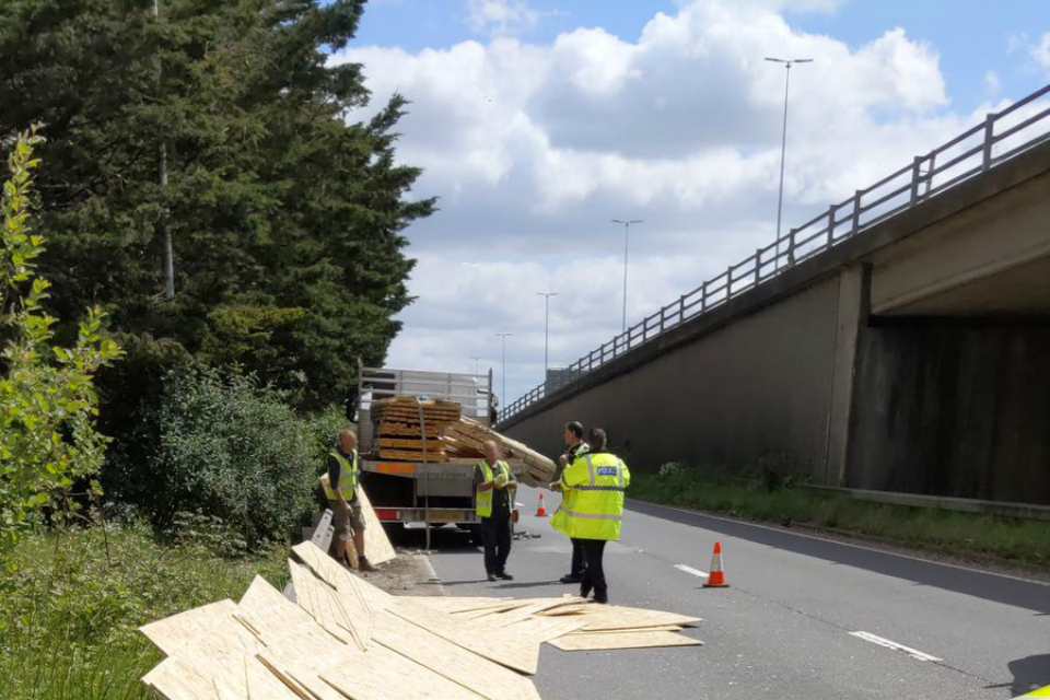 The danger of unsecured loads – Highways England reminds drivers to ...