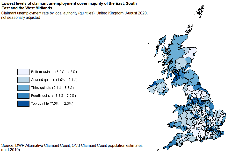 Alternative Claimant Count statistics January 2013 to August 2020 - GOV.UK
