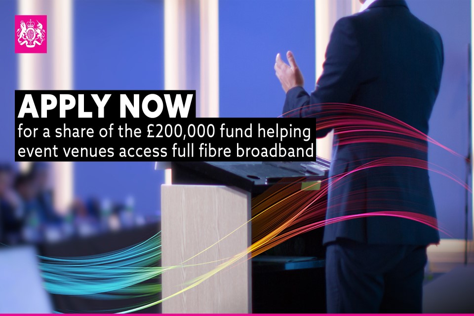Broadband competition for event venues: round two - GOV.UK