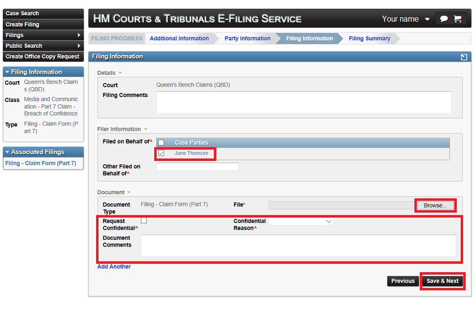 Submit and manage your filings - GOV.UK