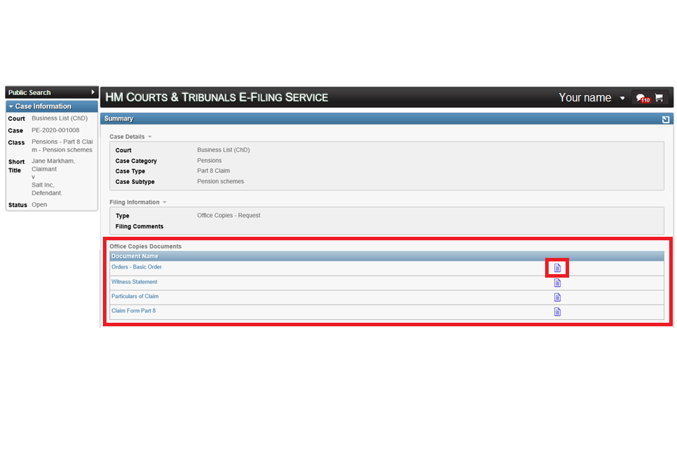 Create a public search and request office copies - GOV.UK
