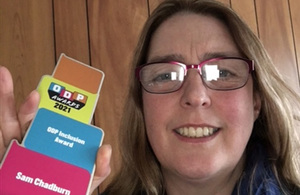 [Withdrawn] ODP People Stories - Samantha Chadburn's Story - GOV.UK