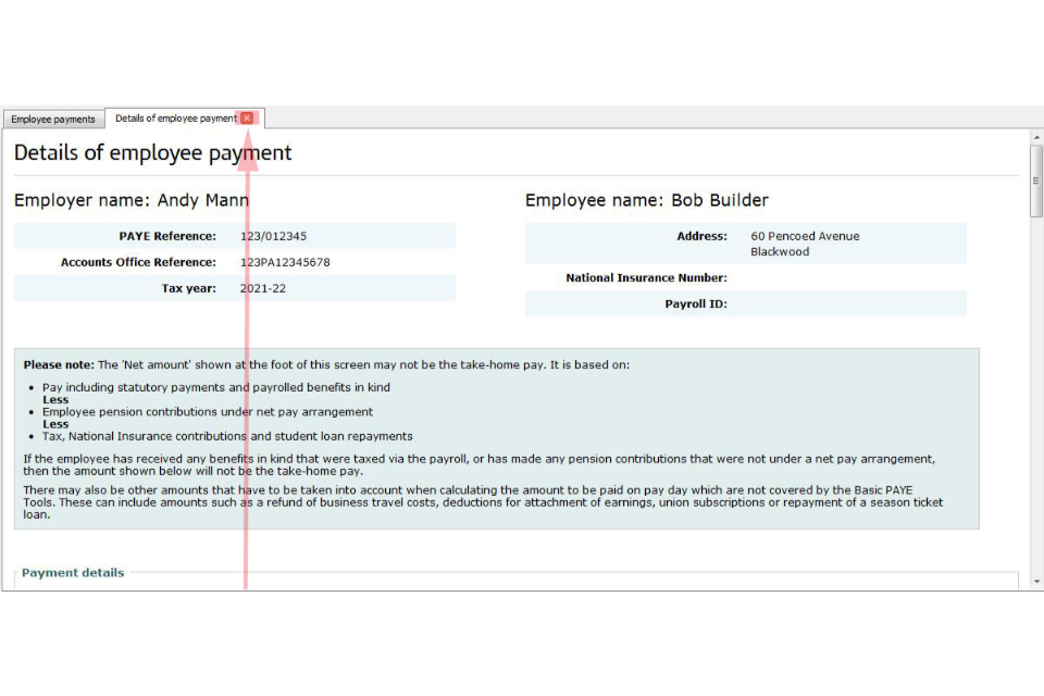 Basic PAYE Tools user guide - GOV.UK