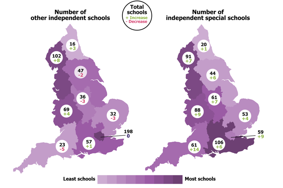Non-association independent schools inspections and outcomes as at 31 ...