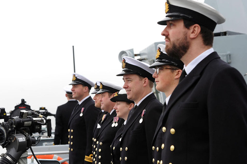 HMS Northumberland sails for Middle East deployment - GOV.UK