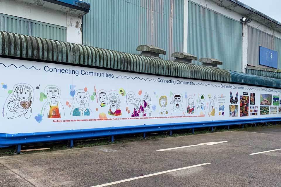 [Withdrawn] Community wall brightens up visitor hub for A1 improvement ...